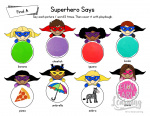 Superhero Says Articulation Practice – Final Sounds – Fun Early Learning