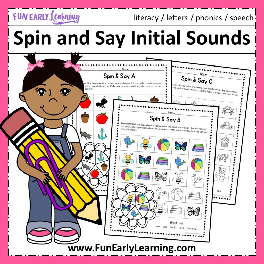 I Spy Beginning Sounds Activity - Free Printable for Speech and Apraxia