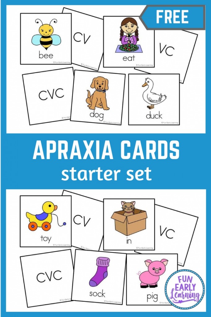 Apraxia Speech Cards for Speech Therapy Starter Set – Fun Early Learning