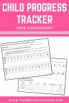Child Progress Tracker – Articulation, Early Math and Literacy – Fun ...
