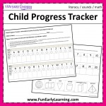 Child Progress Tracker – Articulation, Early Math and Literacy – Fun ...