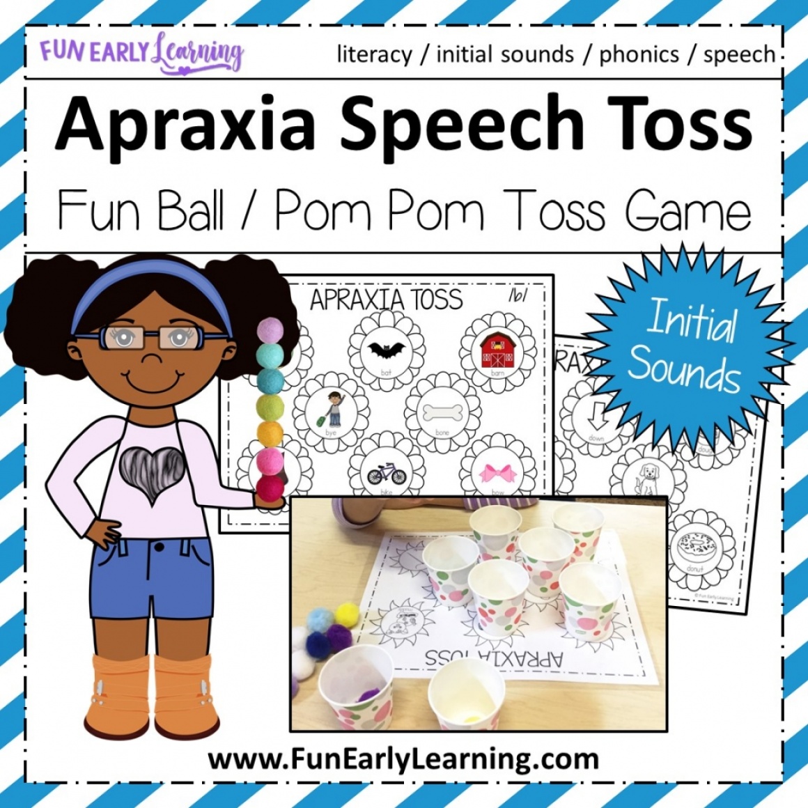 Apraxia Speech Cards for Speech Therapy Starter Set – Fun Early Learning