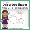 Dab-a-Dot Shapes Q-Tip Painting – Fun Early Learning