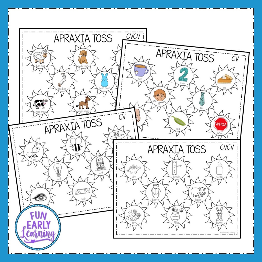Apraxia Speech Toss – Fun Early Learning