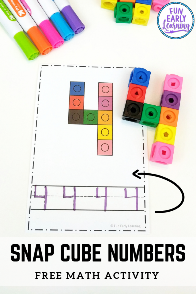 Snap Cube Numbers – Fun Early Learning