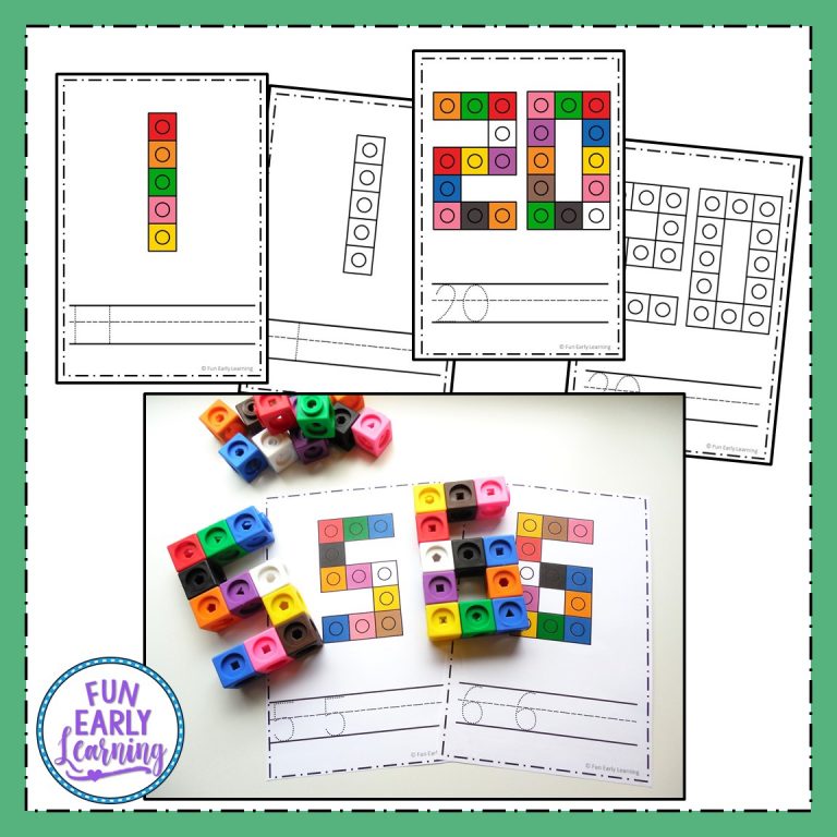 Snap Cube Numbers – Fun Early Learning