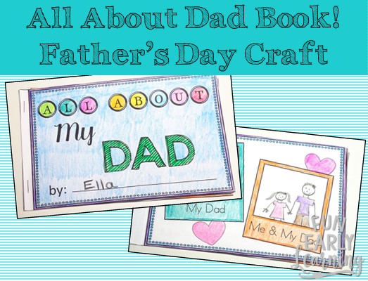 All About Dad Book for Father’s Day. Tell dad all about how much you ...