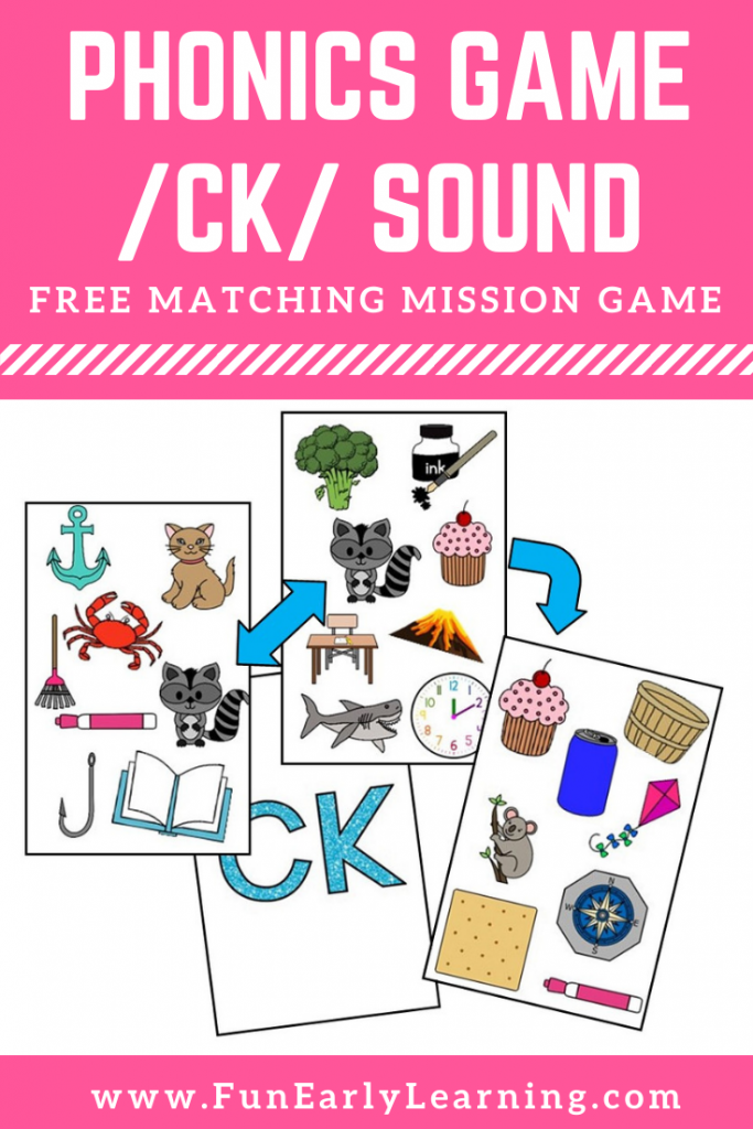 Matching Mission CK Sound Articulation Game – Fun Early Learning
