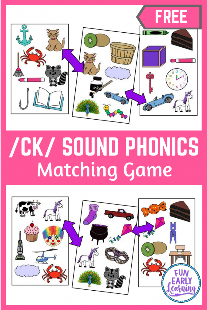 Matching Mission CK Sound Articulation Game – Fun Early Learning