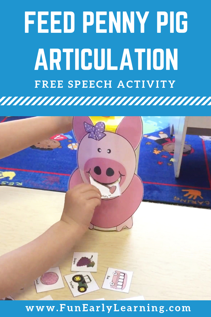 Feed Penny Pig – Silly Fun Articulation Game – Fun Early Learning