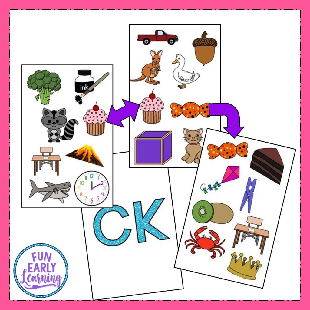 Matching Mission CK Sound Articulation Game – Fun Early Learning