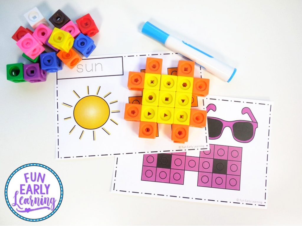 Snap Cube Summer – Fun Early Learning