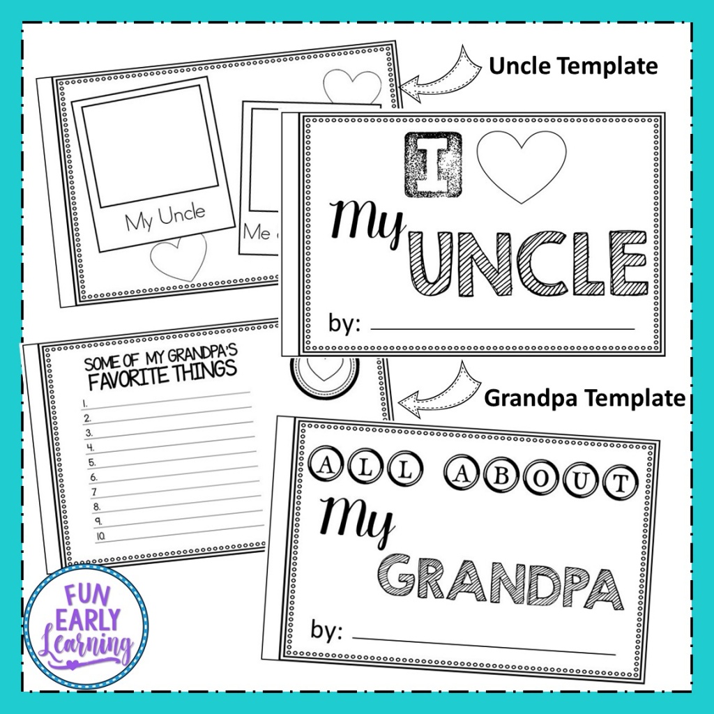 Father’s Day Craft – All About Dad Book – Fun Early Learning