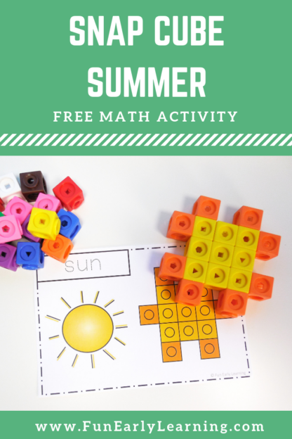 Snap Cube Summer – Fun Early Learning
