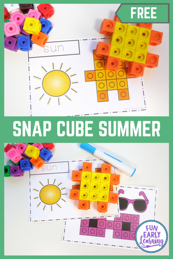 Snap Cube Summer – Fun Early Learning