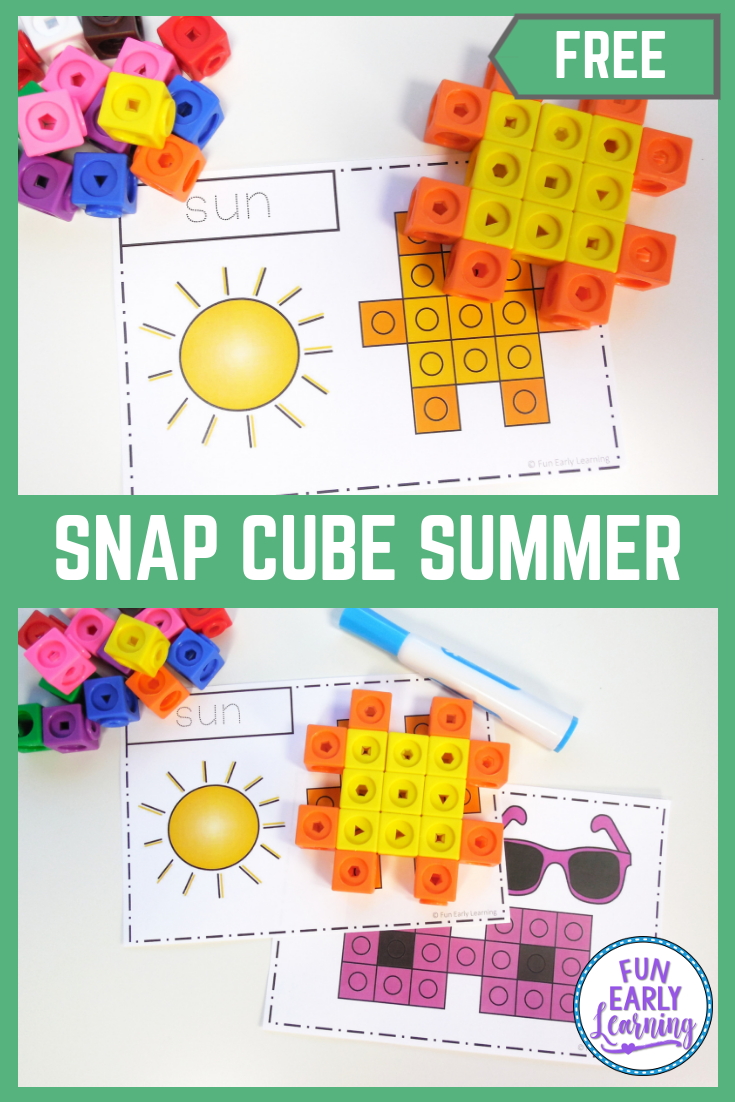 Snap Cube Summer – Fun Early Learning