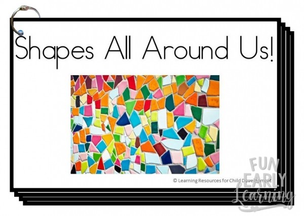 Shapes All Around Us Book. Fun free printable for learning about shapes ...
