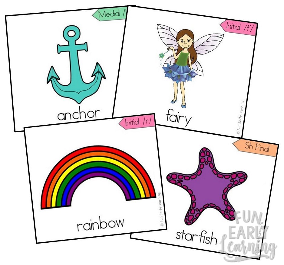 Apraxia Speech Cards Set Level 2 – Advanced Sounds – Fun Early Learning