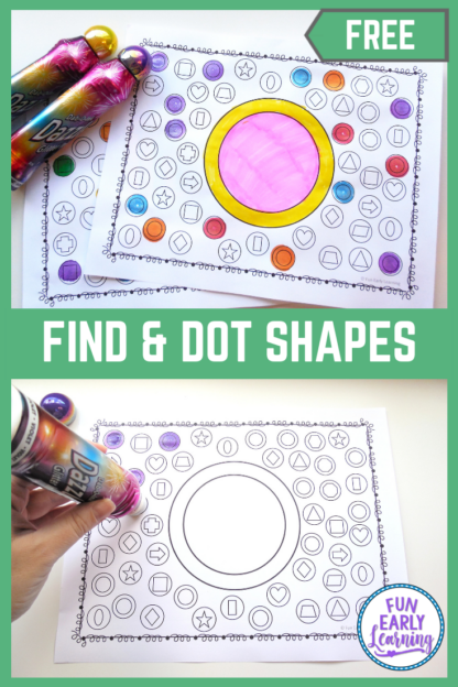 Find and Dot Matching Shapes – Fun Early Learning