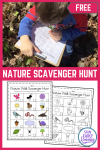 Nature Walk Scavenger Hunt Activity - Spring and Summer Activity