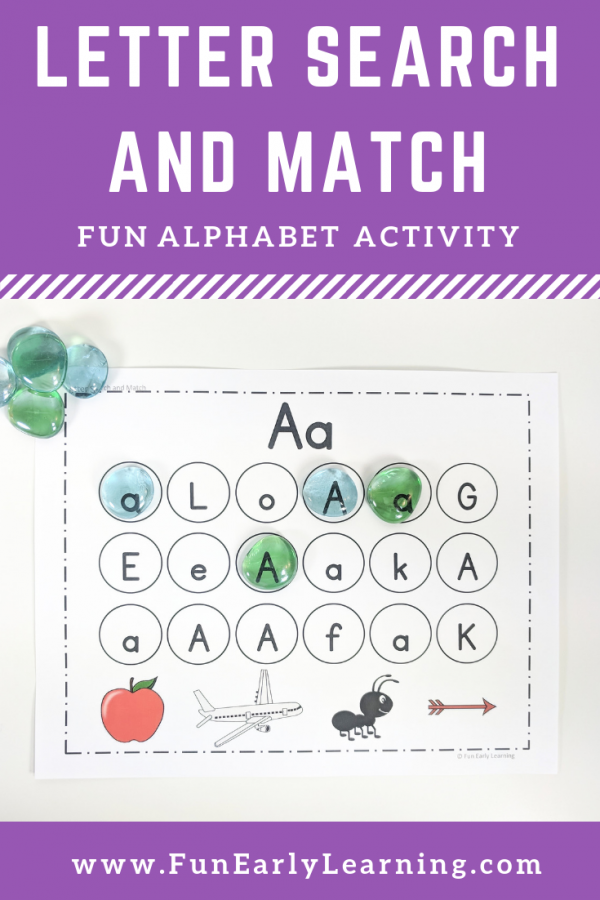 Letter Search and Match – Fun Early Learning