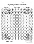 Back to School Math Mystery Pictures – Fun Early Learning