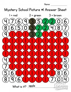 Back to School Math Mystery Pictures – Fun Early Learning