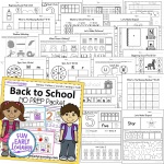 Back to School Math and Literacy NO PREP Activities – Fun Early Learning
