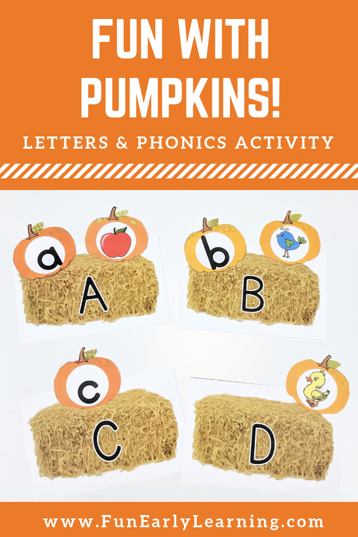 Fun with Pumpkins! Letter-Sound Activity – Fun Early Learning