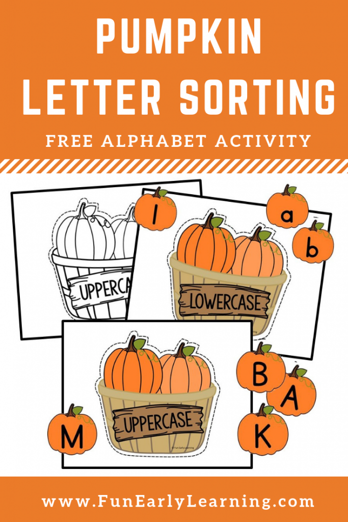 Pumpkin Letter Sorting Activity – Fun Early Learning