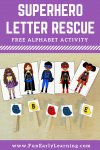 Superhero Letter Rescue Activity – Fun Early Learning
