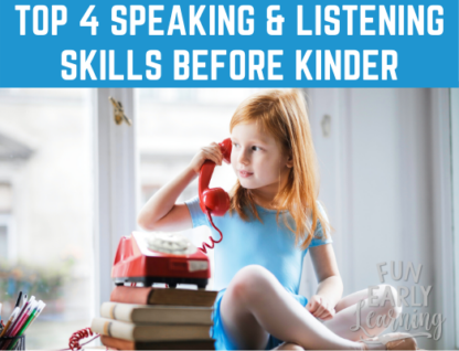 The Top 4 Pre-K Speaking & Listening Standards Your Child Needs Before ...