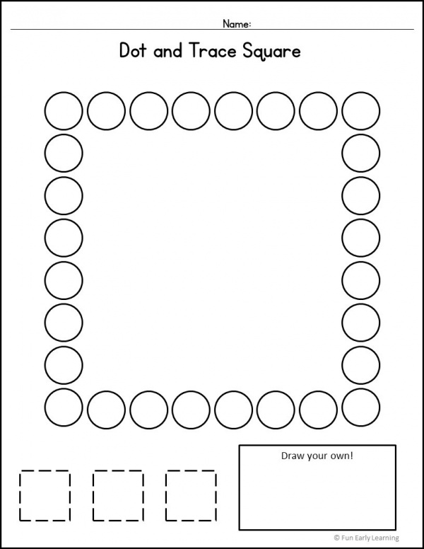 Dot and Trace Bundle – Letters, Numbers & Shapes – Fun Early Learning