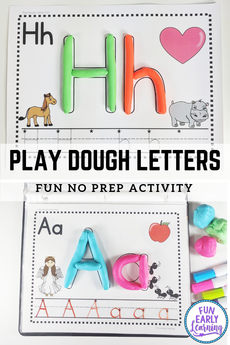 Play Dough Letter Fun – Fun Early Learning