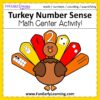 Turkey Number Sense Math Activity – Fun Early Learning