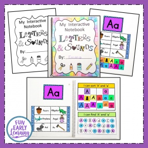 Interactive Notebook for Letters & Sounds – Fun Early Learning