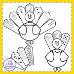 Turkey Number Sense Math Activity – Fun Early Learning