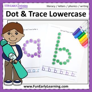 Dot and Trace Bundle – Letters, Numbers & Shapes – Fun Early Learning