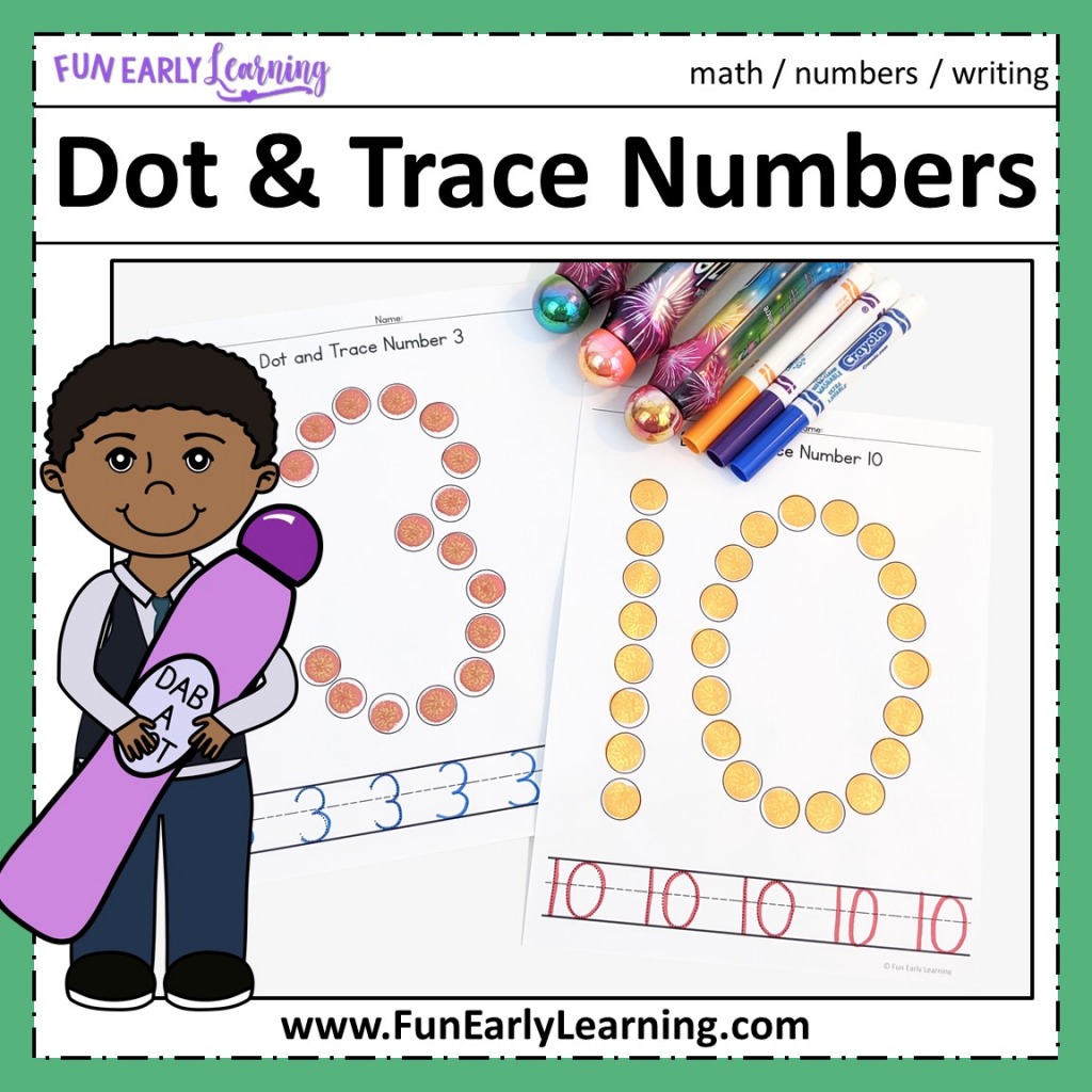 Dot and Trace Bundle – Letters, Numbers & Shapes – Fun Early Learning
