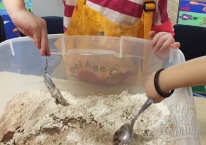 Hot Chocolate Cloud Dough Sensory Bin Recipe and Recording Sheet – Fun ...