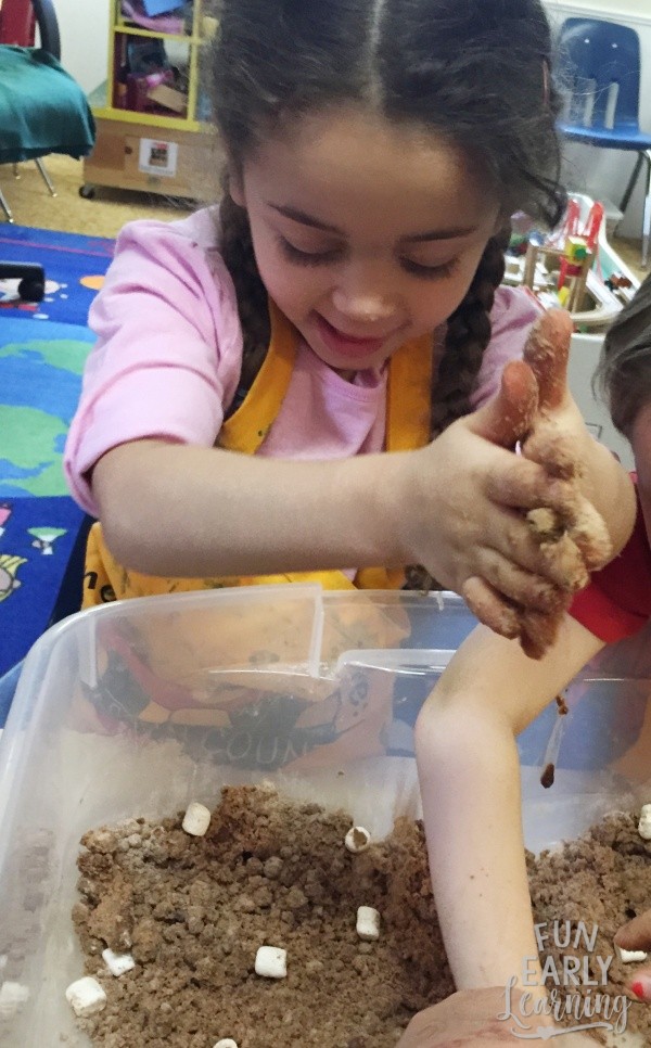 Hot Chocolate Cloud Dough Sensory Bin Recipe and Recording Sheet – Fun ...