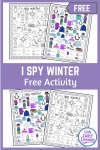 I Spy Winter Free Printable – Fun Early Learning
