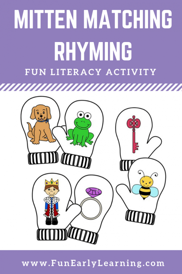 Mitten Matching Rhyming Activity – Fun Early Learning