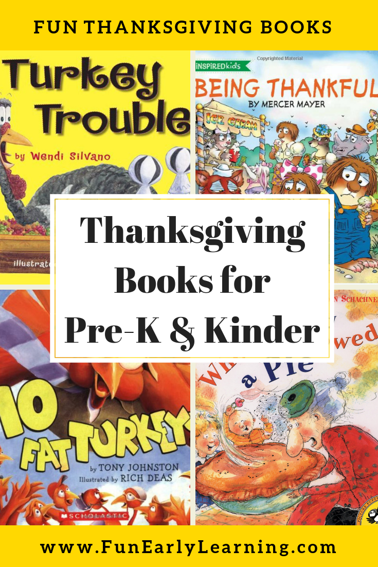 Favorite Thanksgiving Books for Preschool and Kindergarten – Fun Early ...