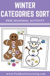 Winter Categories Sorting Speech Activity – Fun Early Learning