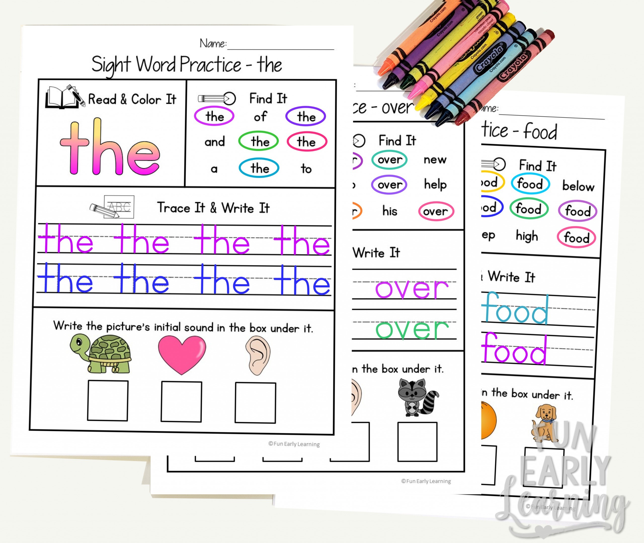 Sight Word Fill In The Blank 2 Worksheet For 1st - 2nd AB0