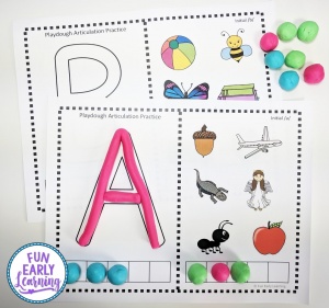 Play Dough Articulation Practice Speech Activity – Fun Early Learning