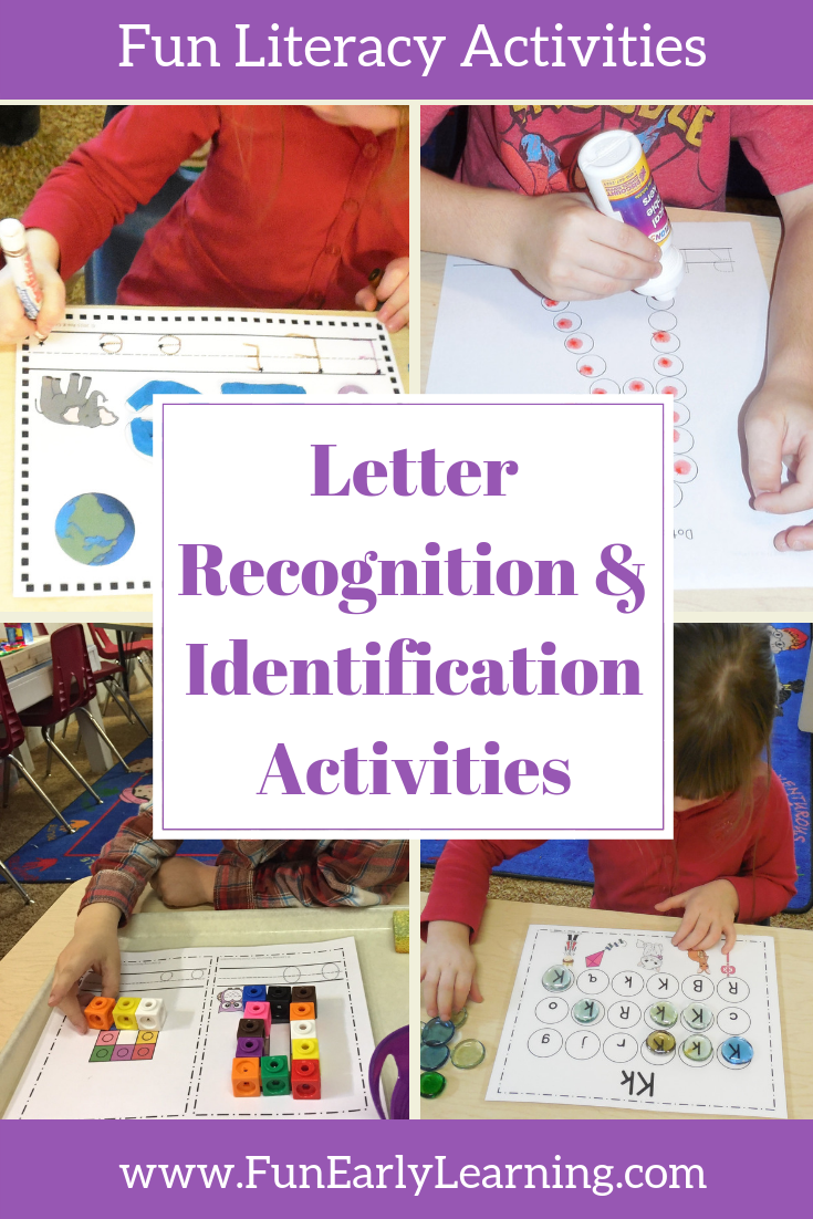 Letter Recognition Activities – Fun Early Learning