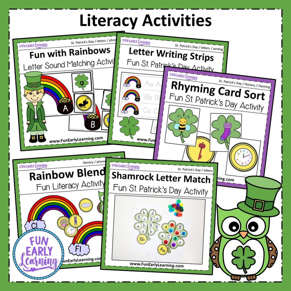 St. Patrick’s Day Bundle – Literacy, Math, Writing, Art and Science ...