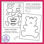 I Love You ‘Beary’ Much! – Valentine’s Day Craft – Fun Early Learning
